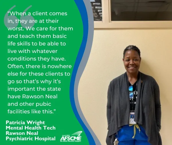 We Are Nevada State Employees: Patricia Wright | AFSCME Local 4041